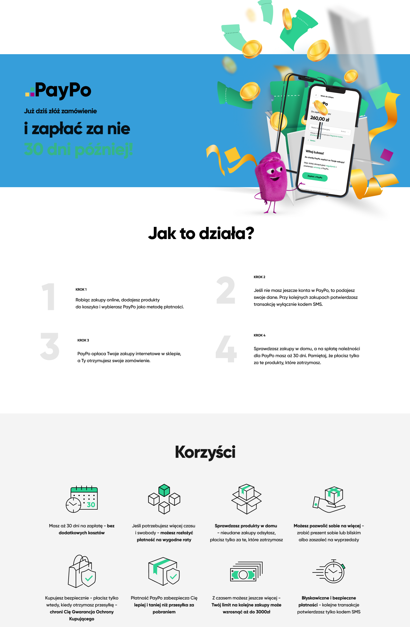 PayPo - odroczone płatności